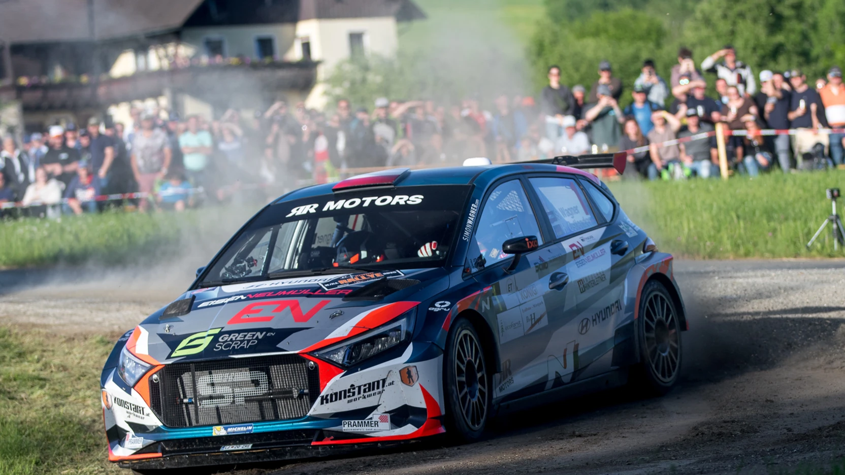 Simon Wagner und Hanna Ostlender gewinnen im Hyundai i20N Rally2 Step2 ...